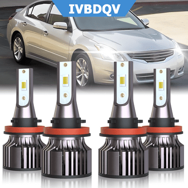 For Nissan Pathfinder 2017-2020 LED Headlight Bulbs H11+H11+H11 High Low Beam+Fog Light Combo ...