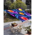 Bowling Sun Shade Sail 8'X10' Purple Blue Yellow Bowling Balls Bottles ...