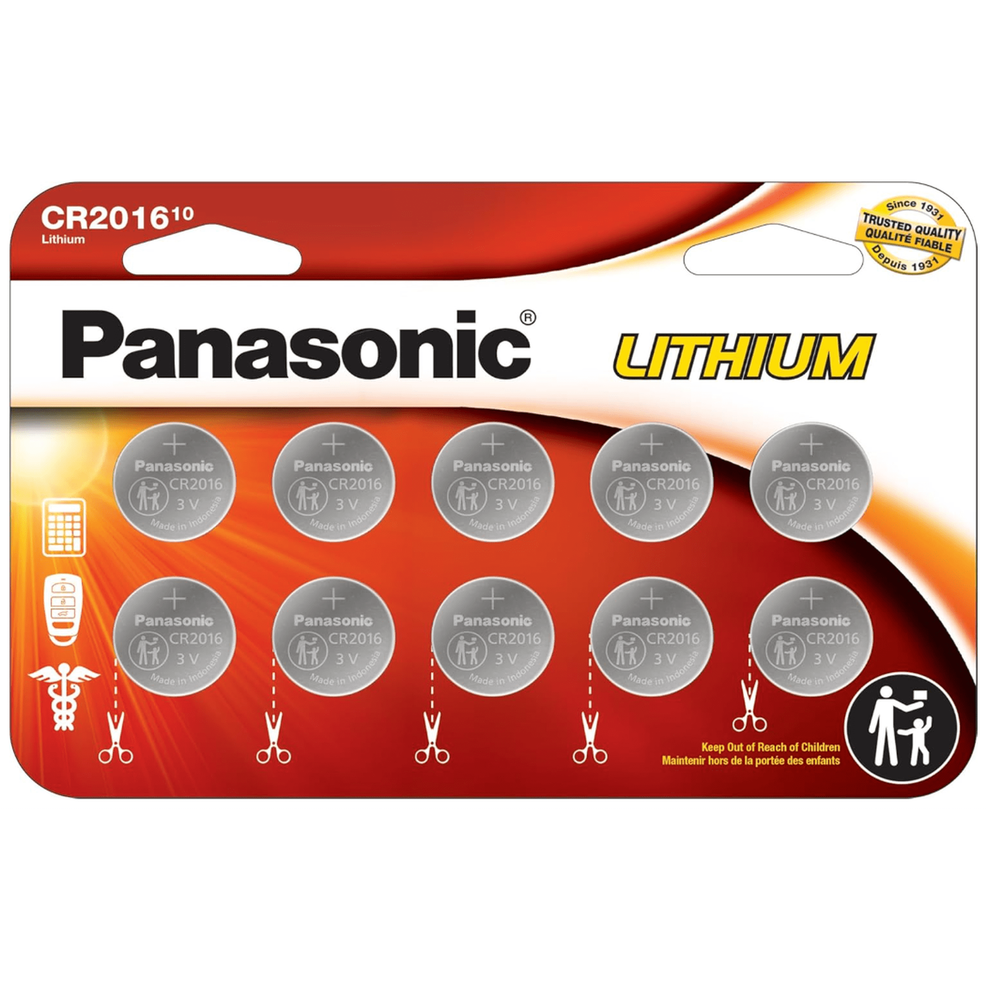 Click here for Panasonic Cr2016 3.0 Volt Long Lasting Lithium Coi... prices