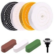 3" Buffing Pad Kit, 4 Buff Polishing Pads, Polisher Backing Plate ...