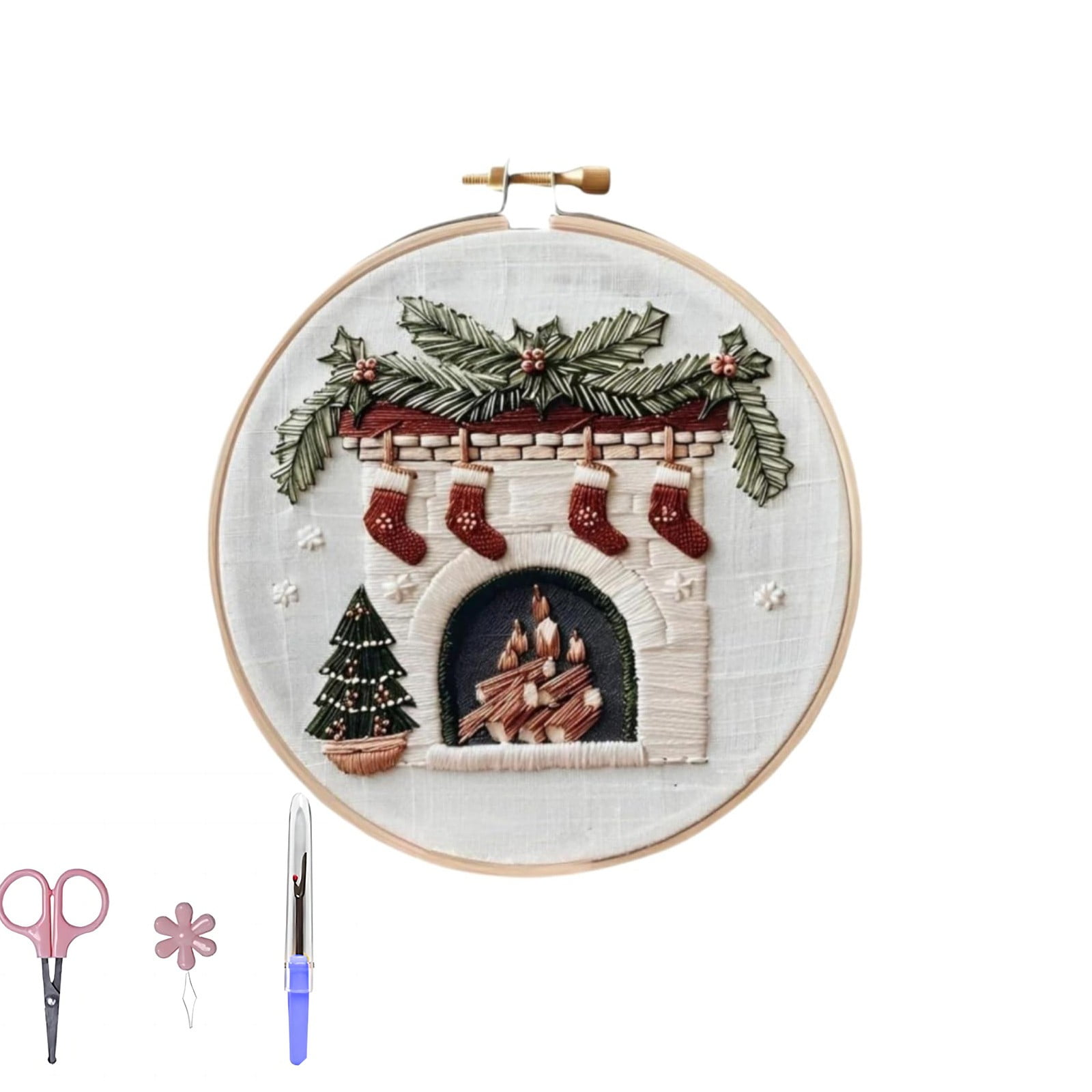 Click here for Jjkbvclo Christmas Embroidery Kit Christmas Gnomes... prices