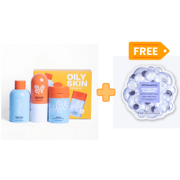 Bubble Skincare 3-Step Hydrating Routine Bundle, for Normal to Dry Skin ...