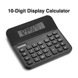 Staples 10-Digit Battery/Solar Powered Basic Calculator Black 2/Pack ...