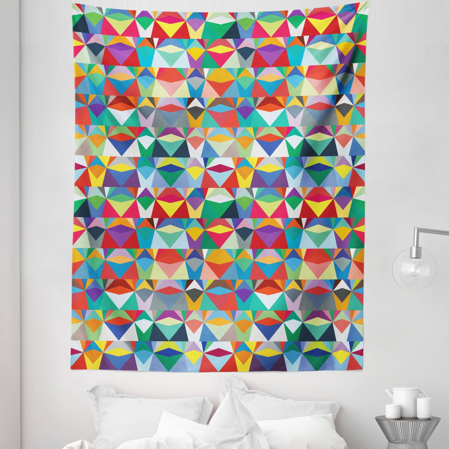 Colorful Tapestry, Horizontally Aligned Composition of Chevron ...