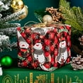 Christmas Wrapping Paper Mini Roll, Snowman & White Black Buffalo Plaid ...