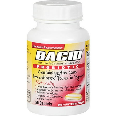 BACID PROBIOTIC 50CT CAP 12 - Walmart.com