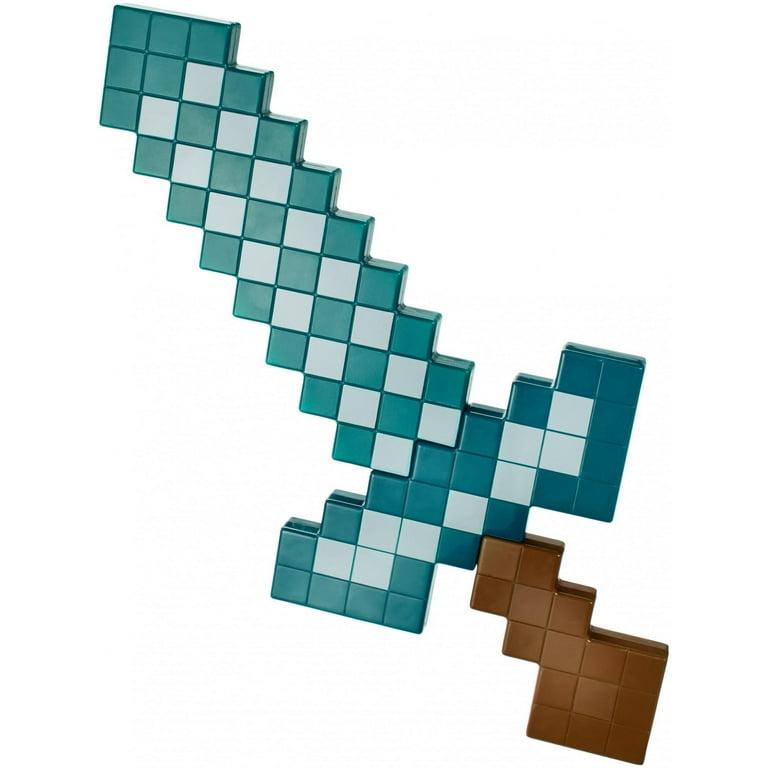 Minecraft Diamond Sword And Diamond Pickaxe Crossed