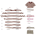 Baby-Girls Organic Tee Girls Striped Short Sleeve Shirts Drop Shoulder ...