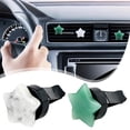 Agiufgs Car Vent Clips Moon and Star Shape, Essential Oil Diffuser ...