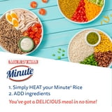 Minute Microwave Ready & Fully Cooked Natural Yellow Rice, 2 Cups, 4.4 ...