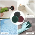 6 Packs Drill Power Brush 2 inch Tile Scrubber Scouring Pads 320-400 ...