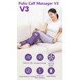 Pulio V3 Wireless 1-Stage Heat & Air Pressure Calf Massage Machine ...