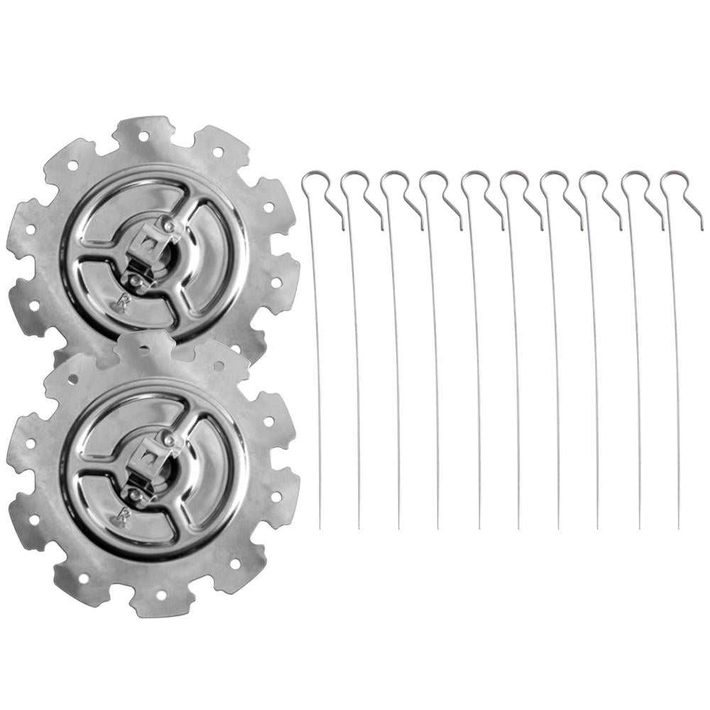 Stainless Steel Grill Kebab Skewers Rotating Cooking Accessory ...