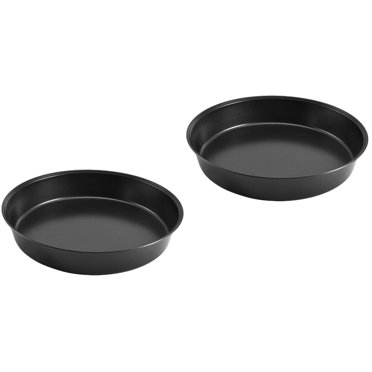 Two 9 inch Pie Pans a Heavy weight steel none stick bakeware set with ...