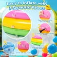 4 Pack Kiddie Pool for Toddler Kids 45 x 10 Inch Inflatable Portable ...
