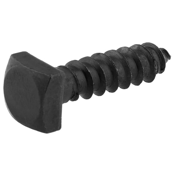 Rustic Square Head Lag Screws, Black Oxide Finish Lag Bolts, 3/8 x 1 1/ ...