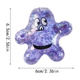 Glitter Cartoon Marine animals Squishy,Realistic Slow Rising Fruit ...