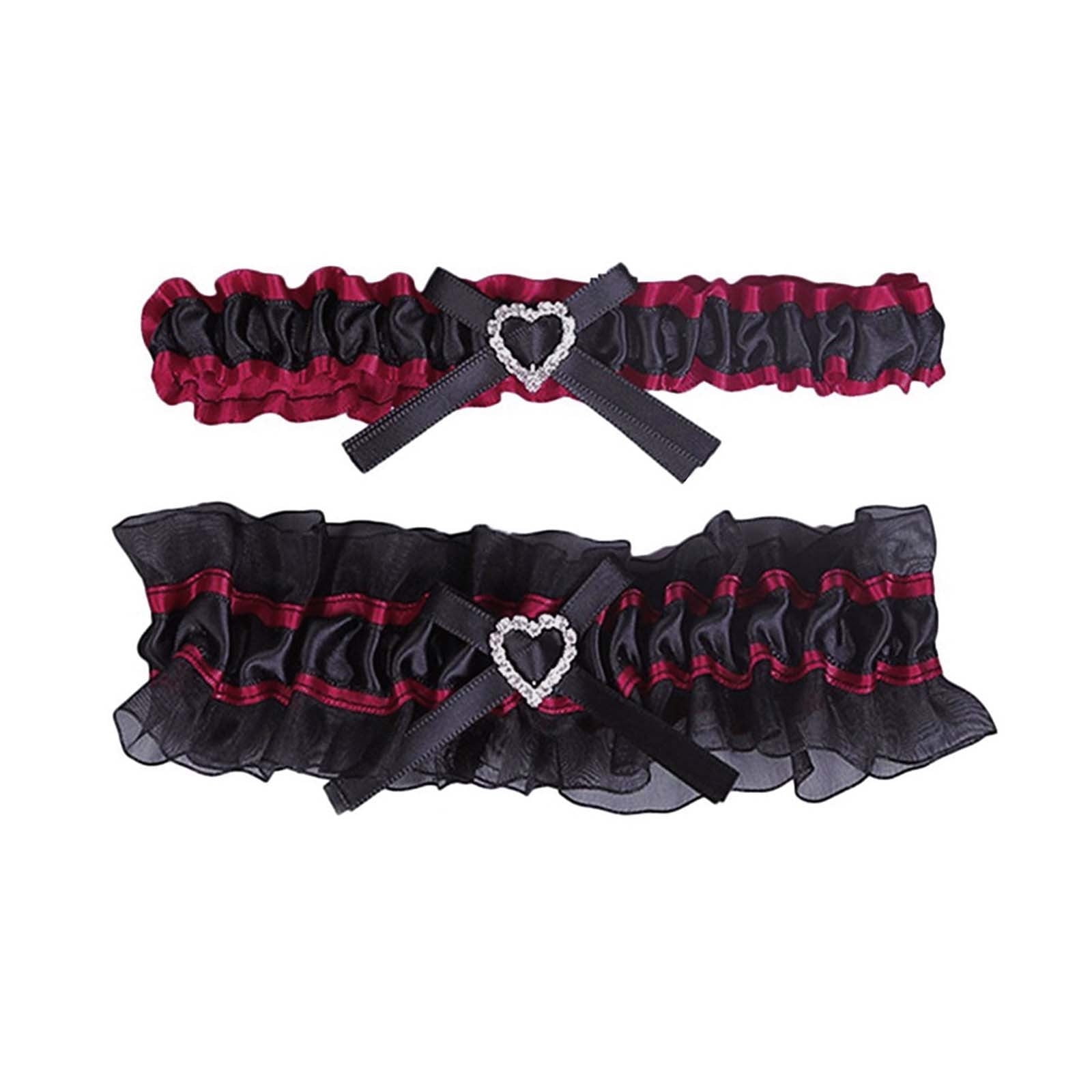 Click here for Tinz Elegant Bridal Thigh High Garters For Wedding... prices