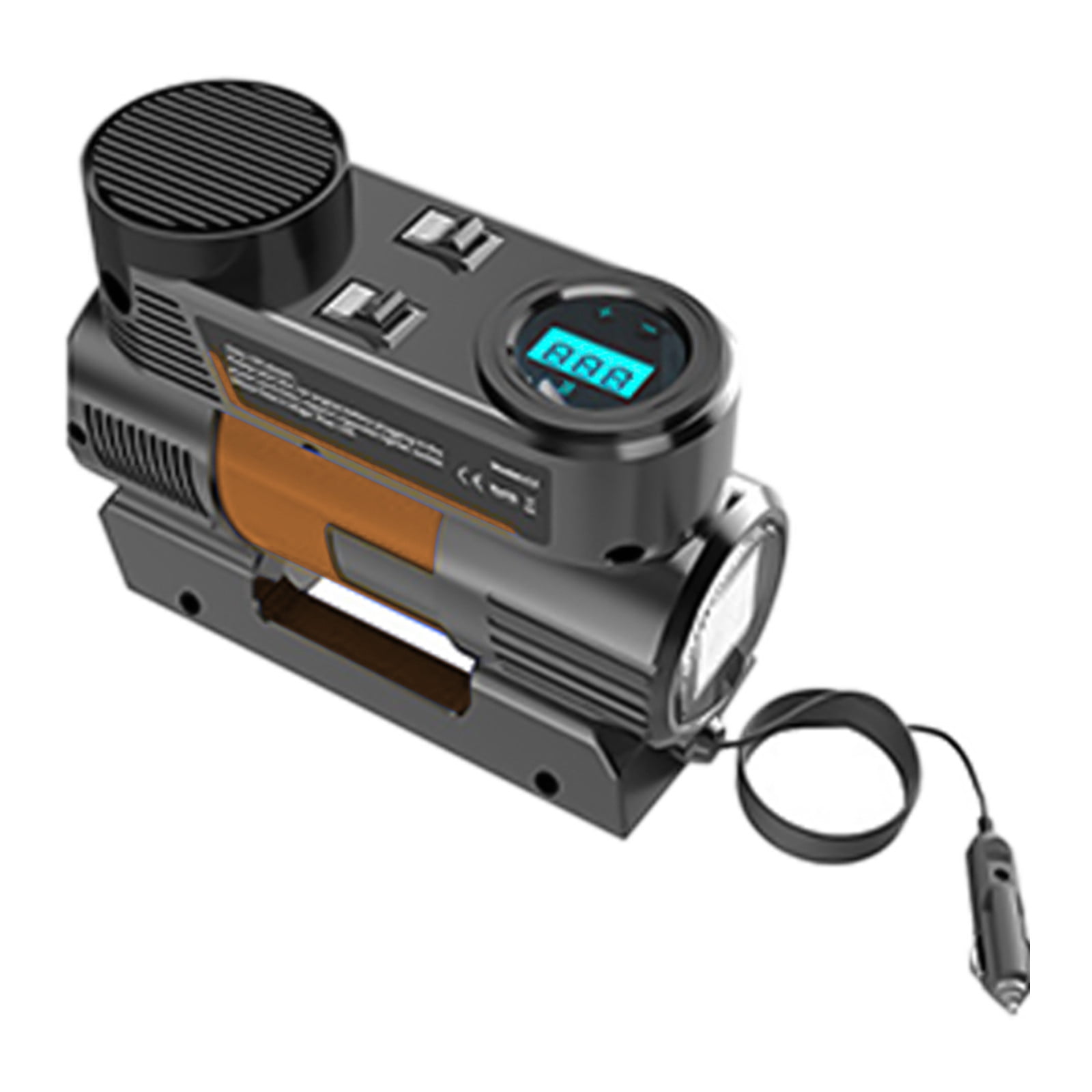 OAVQHLG3B Air Compressor Tire Inflator, 12V Portable Air Compressor ...