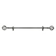 Achim Decorative Rods: Metallo Carrera Brushed Nickel Curtain Rod with ...