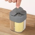 2 Pack Spice Dispenser Box Set – 4-in-1 Compartment Condiment Jars ...