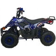 HHH Upgraded 110cc ATV for Kids, Automatic Quad 4 Wheeler, Gas Powered, Blue Spider Color ...