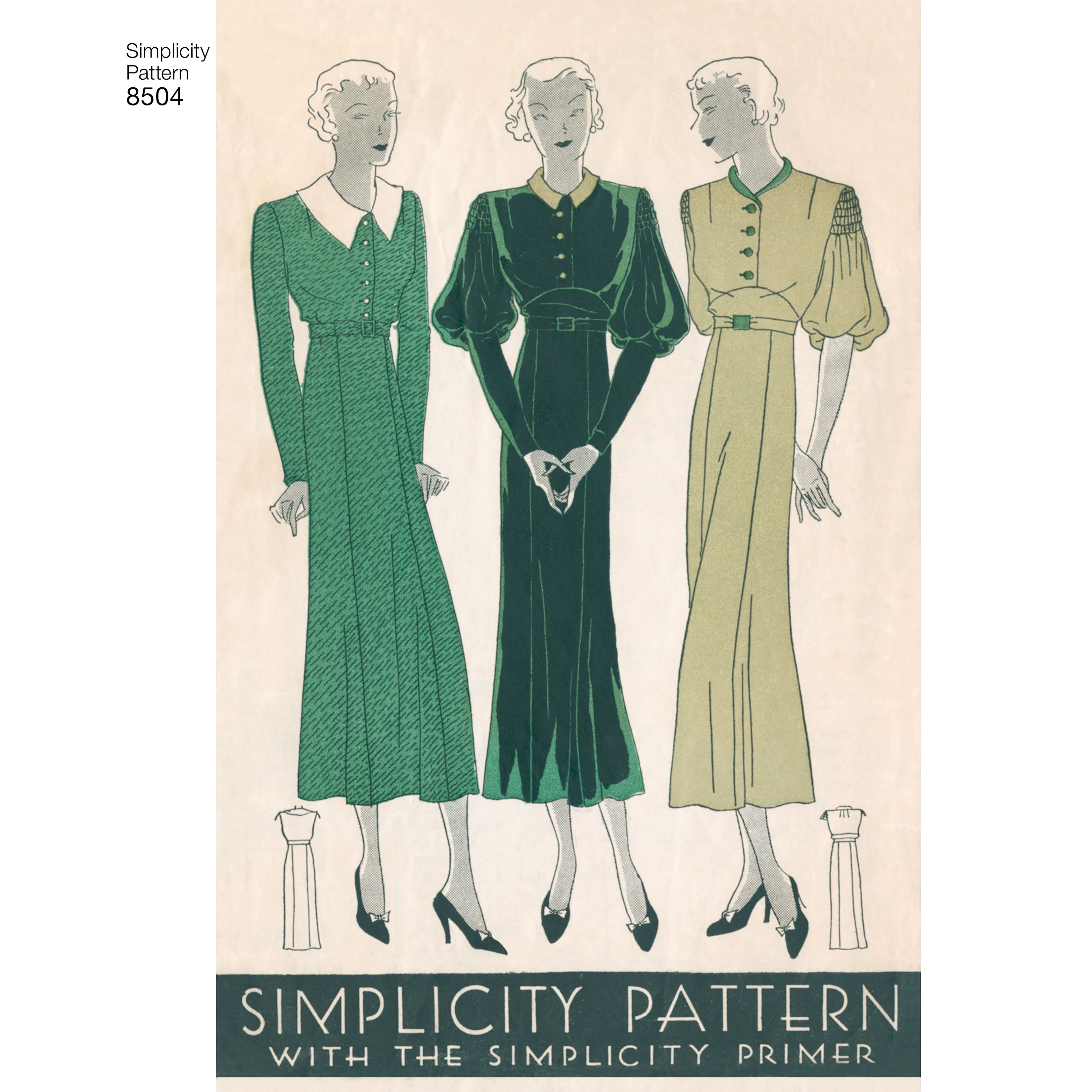 Simplicity Misses' Size 4-12 Vintage Dress Pattern, 1 Each - Walmart.com