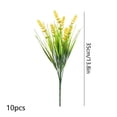 10 Pcs UV Resistant Fade Proof Artificial Lavender Blooms - Outdoor ...
