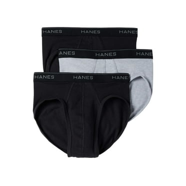 Hanes Men's FreshIQ ComfortSoft Waistband Mid-Rise Dyed Briefs 6-Pack ...