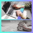 Keyboard Wrist Rest, Ergonomic Wrist Rest for Computer Keyboard and ...
