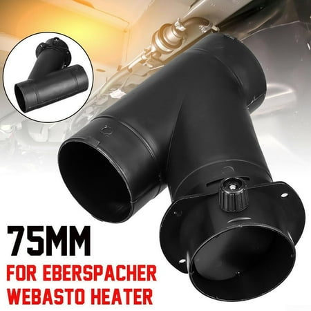 75mm Heater Air Vent Outlet Ducting Y Connector For Webasto Heater Kits ...