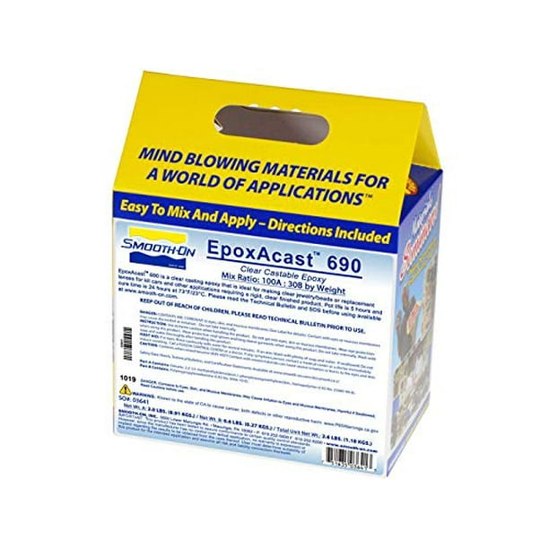 Smooth-On EpoxAcast 690 Clear Casting Epoxy Resin Trial Size - Walmart.com