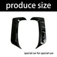 Easy Installation ABS Front Rear Wind Blade Covers Car ABS Eyebrow ...