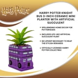 Harry Potter Knight Bus 3-Inch Ceramic Mini Planter With Artificial ...