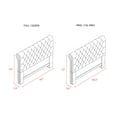 Better Homes And Gardens Rolled Tufted Headboard Sand Multiple Sizes