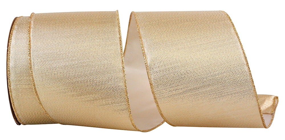 Reliant Ribbon - 9610M-035-10J, Lame Commercial Heavy Wired Edge Ribbon ...