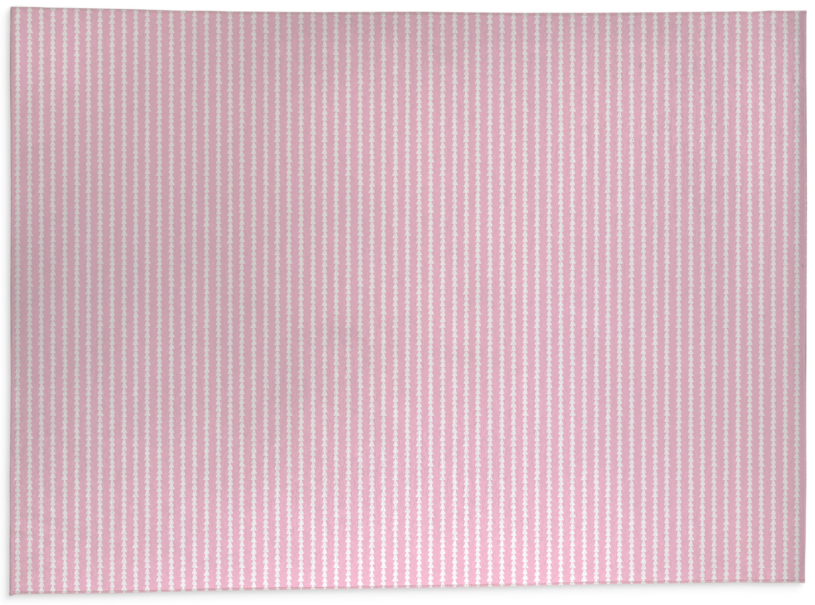 Tiny Triangle Stripe Pink Office Mat by Kavka Designs - Walmart.com