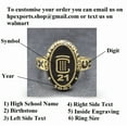 Men & Women Customized High School Class Ring, Graduation Ring for 2026 ...