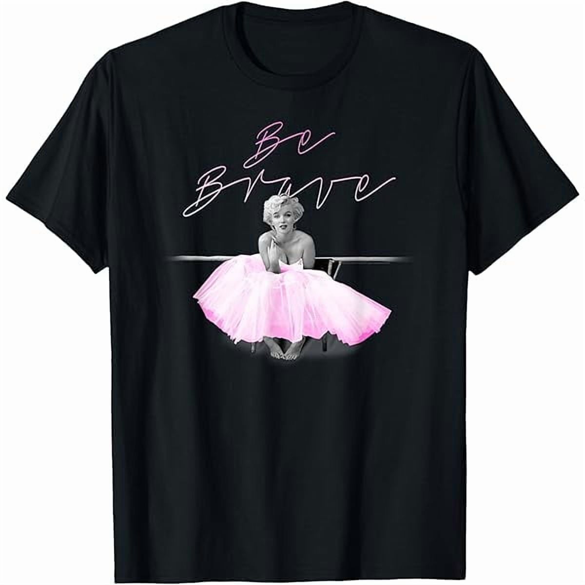 Click here for Generic Retro  Cute Marilyn Monroe Be Brave T-Shir... prices