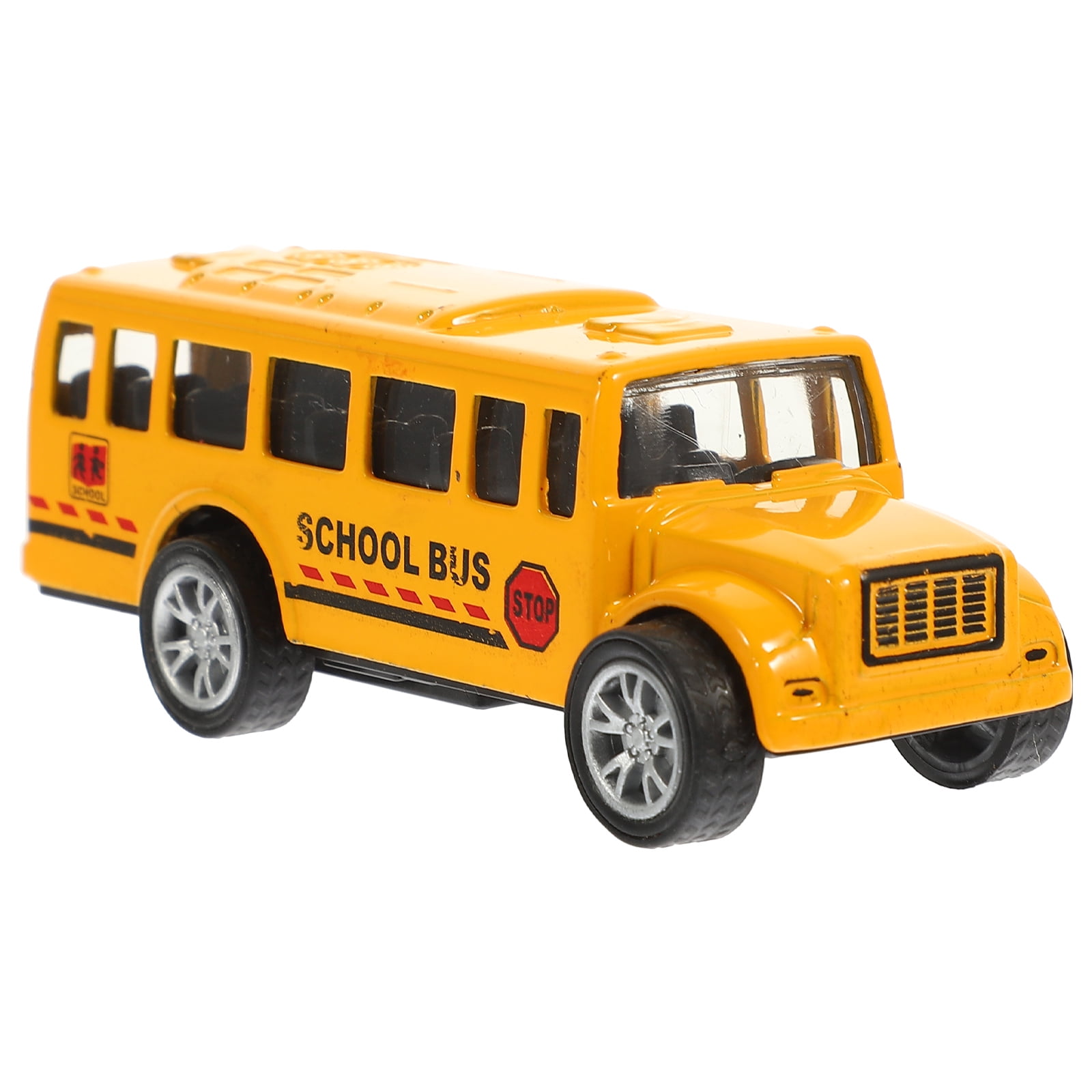 EeaseCA Inertia Bus Model Lifelike Bus Toy Learning Car Toy Realistic ...
