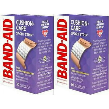 Band-Aid Extra Wide Sport Strips - 30 Pack - Walmart.com