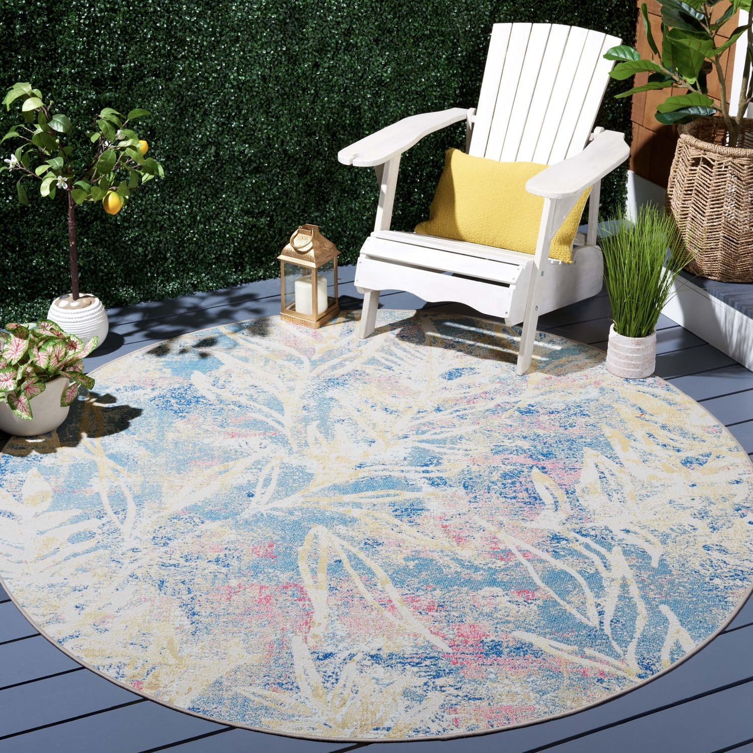 Click here for Safavieh Barbados Tobon Floral Indoor/Outdoor Area... prices
