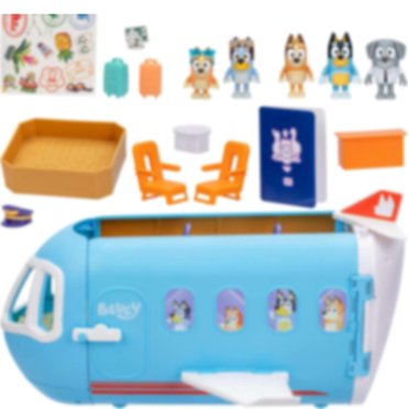 Bluey 3-in-1 Transforming Plane Playset, 25+ Sounds and Phrases, Ages 3 ...