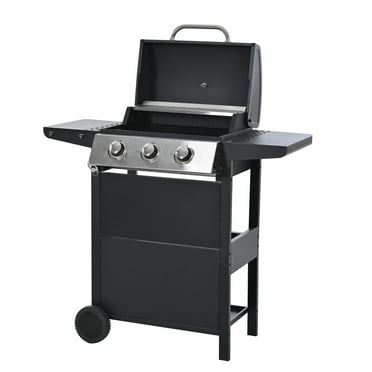 Expert Grill 3 Burner Propane Gas Grill in Black - Walmart.com