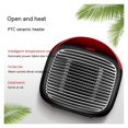 Electric Heater for Home Desktop Mini PTC Heater Quick Heating Silent ...