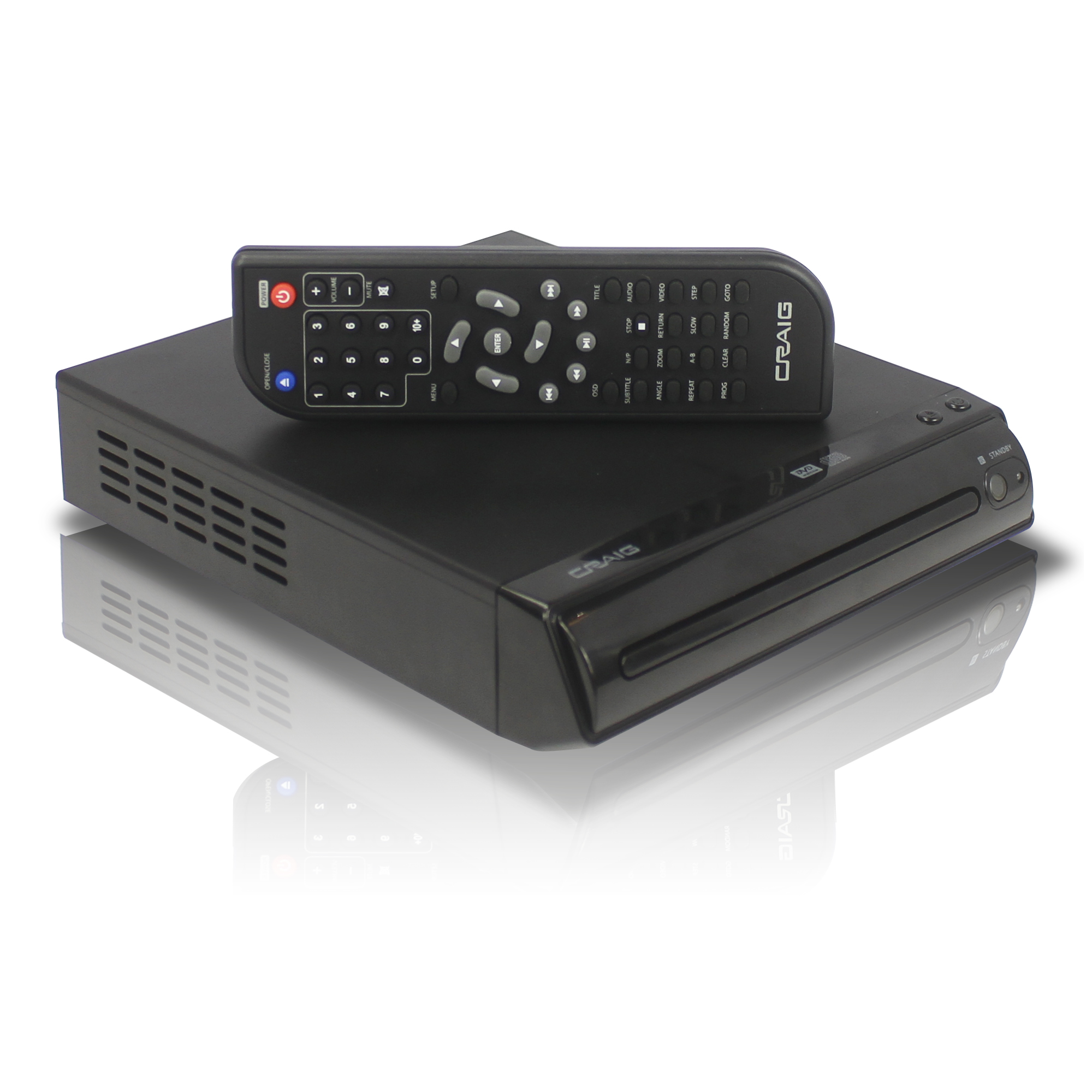 Craig DVD Player 1080p Upconversion with HDMI Output and Remote ...