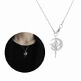 CEORPER Sweet Cool Moon Star Pendant Necklace Exquisite Choker Chain ...