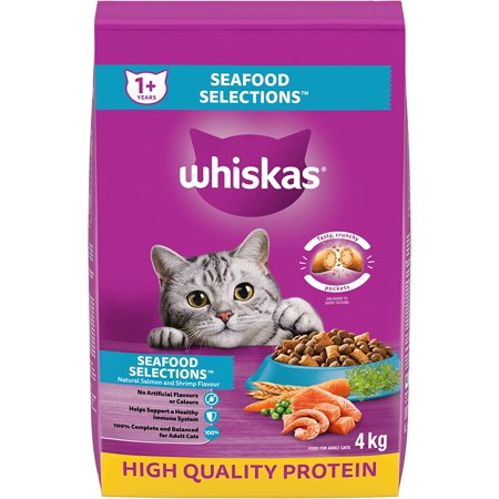 Seafood Selections Dry Cat Food With Real Salmon, 4kg bag | Walmart Canada