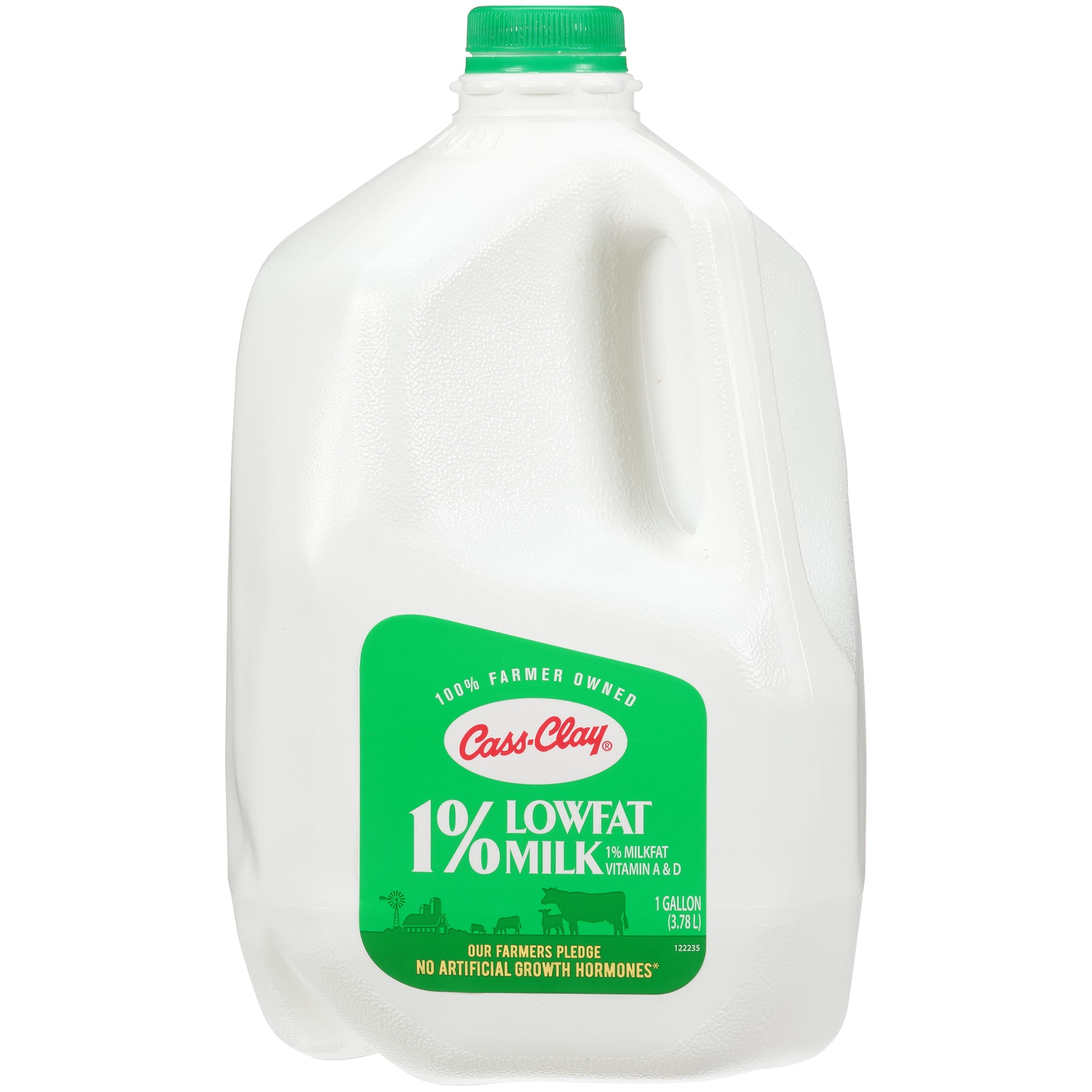 Cass-Clay® 1% Lowfat Milk 1 gal. Jug - Walmart.com