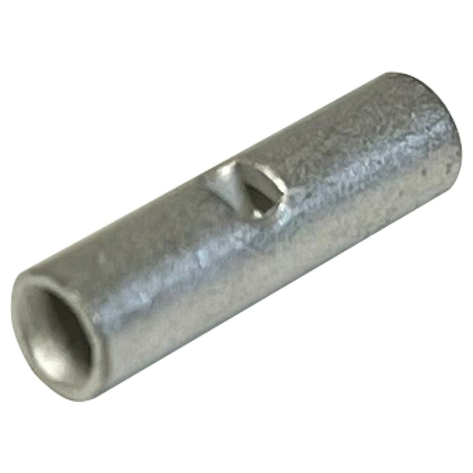 (1000) Non-Insulated 16-14 Gauge Seamless Butt Splice Connector Uninsulated Wire Terminal - USA ...